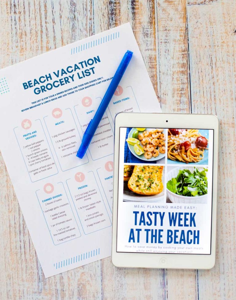 Easy Vacation Meals for Beach Rentals - Don't Just Fly