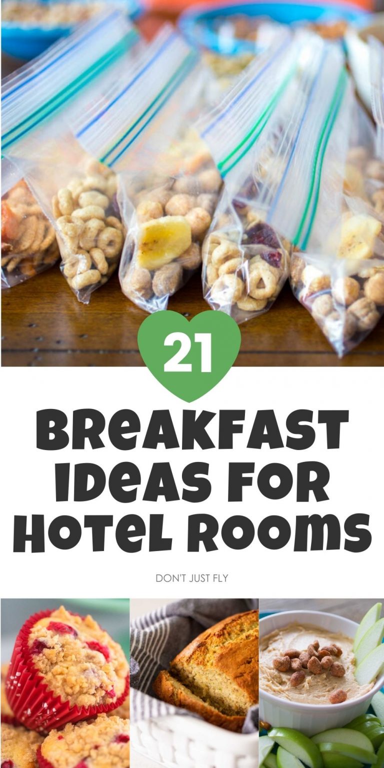 Easy Breakfast Ideas for Hotel Rooms - Don't Just Fly